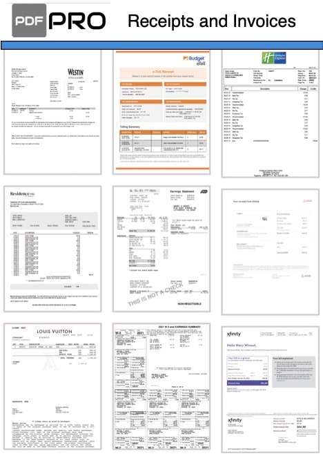 Customizable Receipt Templates | Generate Professional Receipts ...